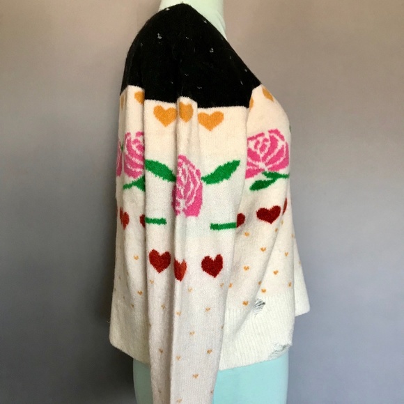 Wildfox | Sweaters | Wildfox Rose Fair Knit Sweater Vintage Lace | Poshmark